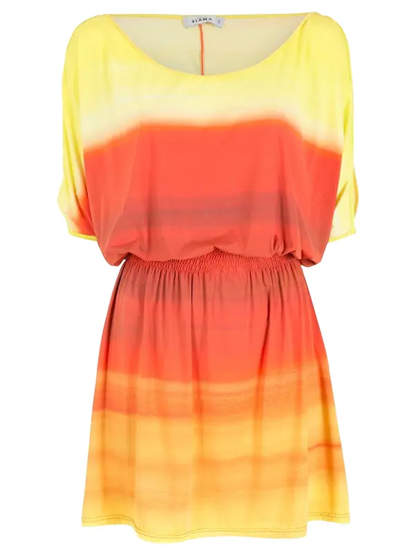 AMIR SLAMA Gradient Mini Dress - Orange