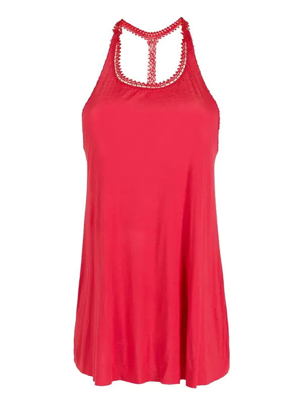 AMIR SLAMA Racer Back Top - Red