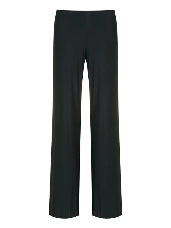 AMIR SLAMA Wide-leg Trousers - Black