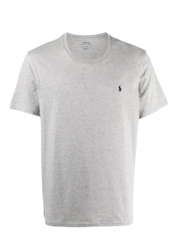 Polo Ralph Lauren Polo Pony-embroidered Cotton T-shirt - Grey