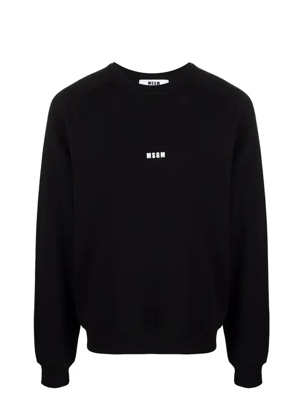 MSGM Logo-print Sweatshirt - Black