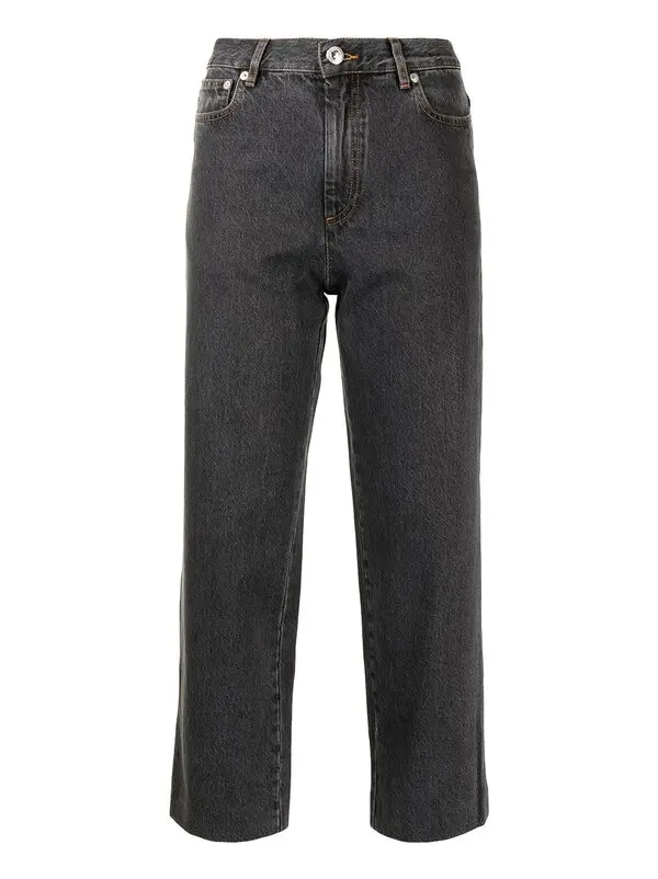 A.p.c. High-rise Cropped Jeans - Grey