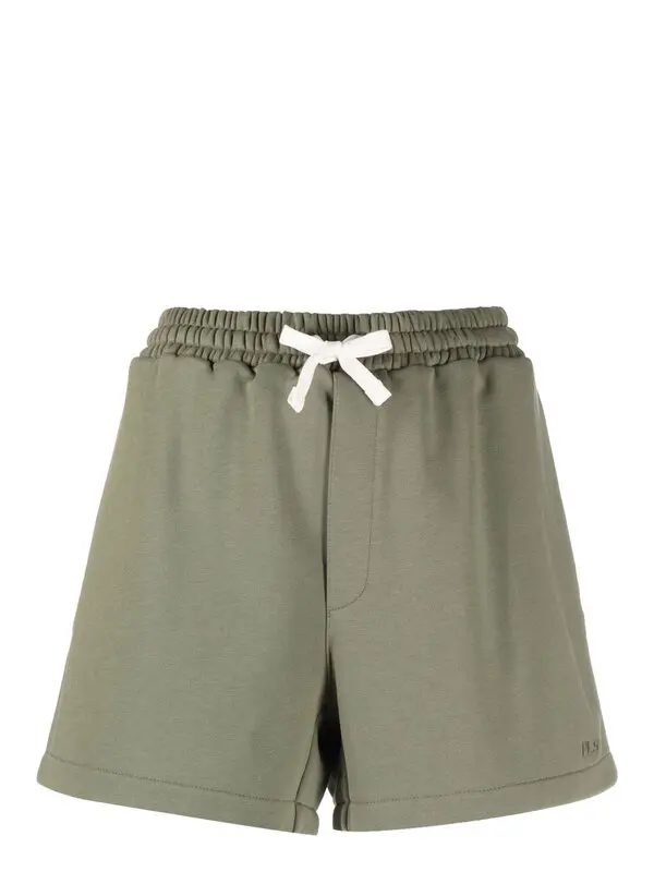 Philosophy Di Lorenzo Serafini Cotton Drawstring Shorts - Green