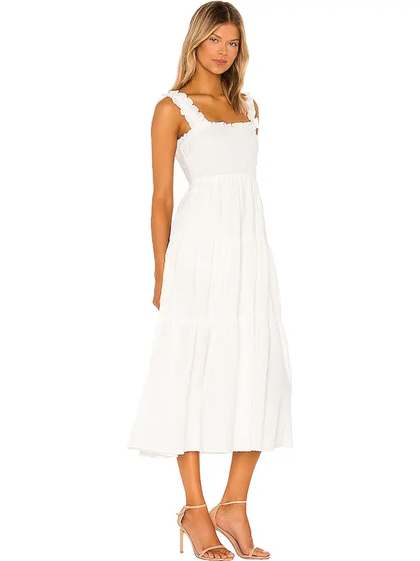 Majorelle Kimmie Midi Dress - Natural