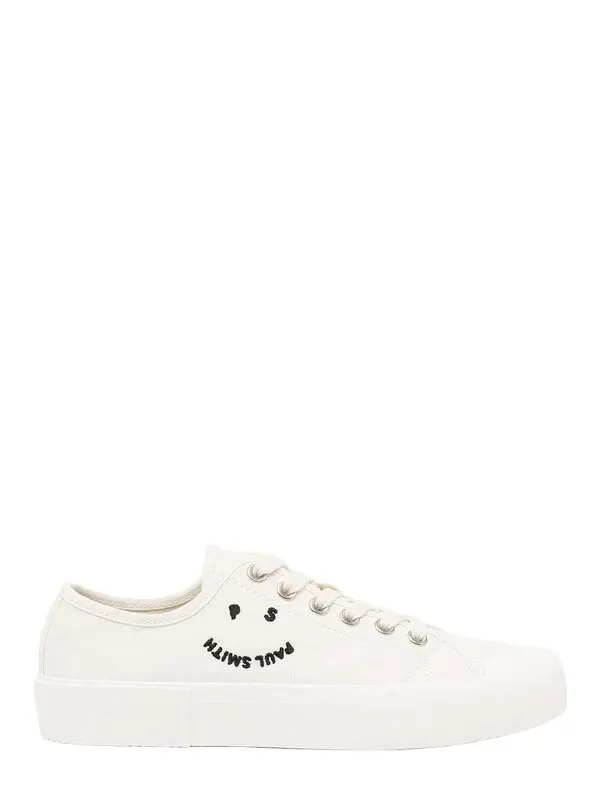 Paul Smith Logo-print Baseball Sneakers - White