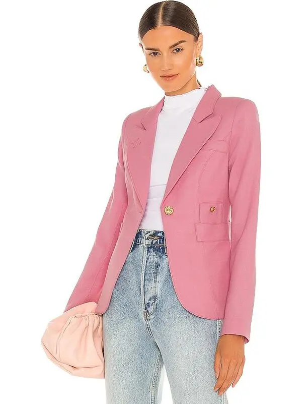 Smythe Classic Duchess Blazer - Rethink Pink