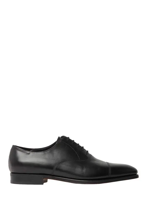 John Lobb City Ii Leather Oxford Shoes - Black