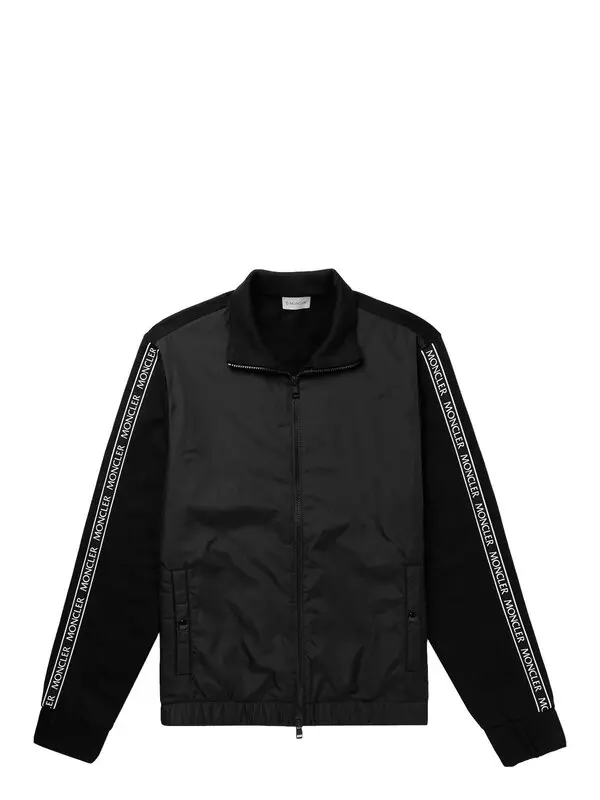 Moncler Logo-appliquéd Track Jacket - Black