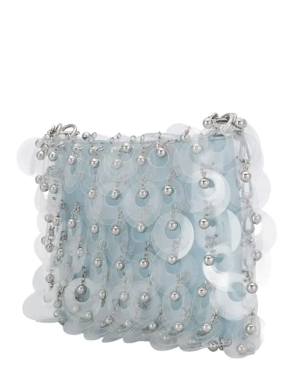 Rabanne Disk Clutch Bag - Blue
