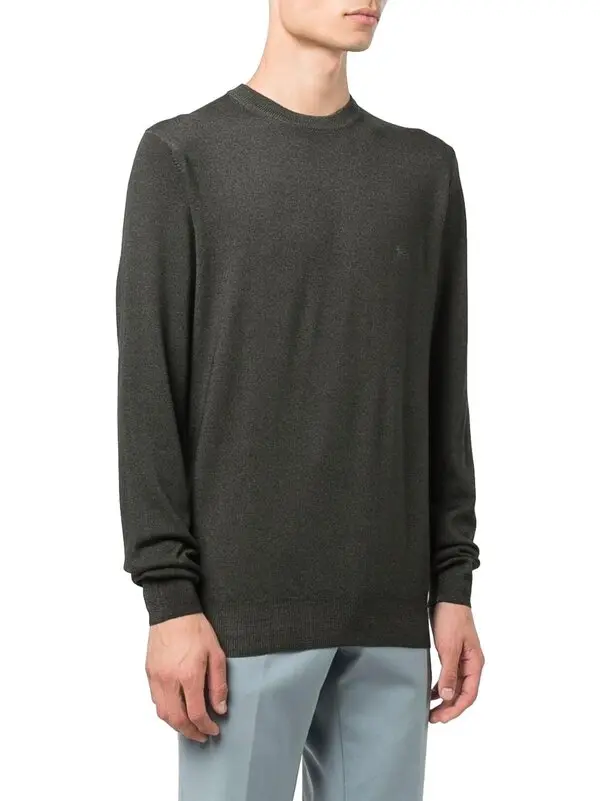 Etro Embroidered-logo Jumper - Green