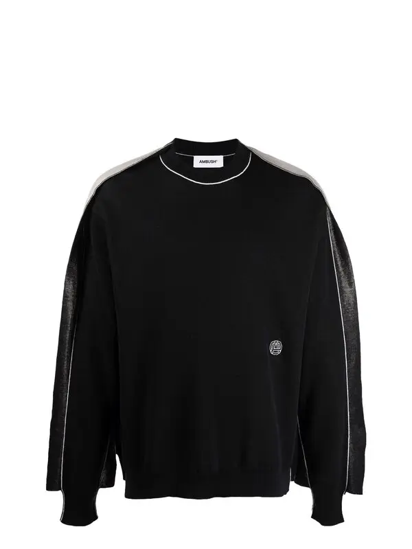 AMBUSH Fin Knit Sweatshirt - Black
