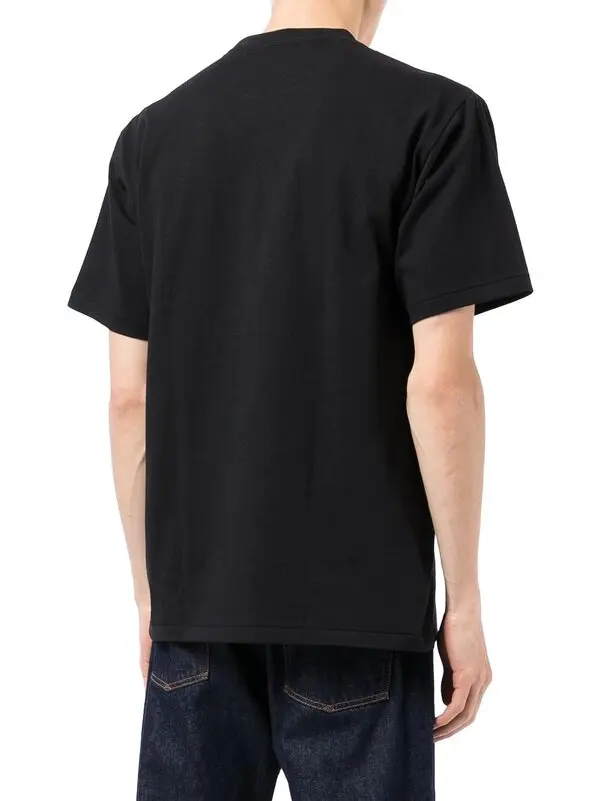 A BATHING APE Logo-print Cotton T-shirt - Black