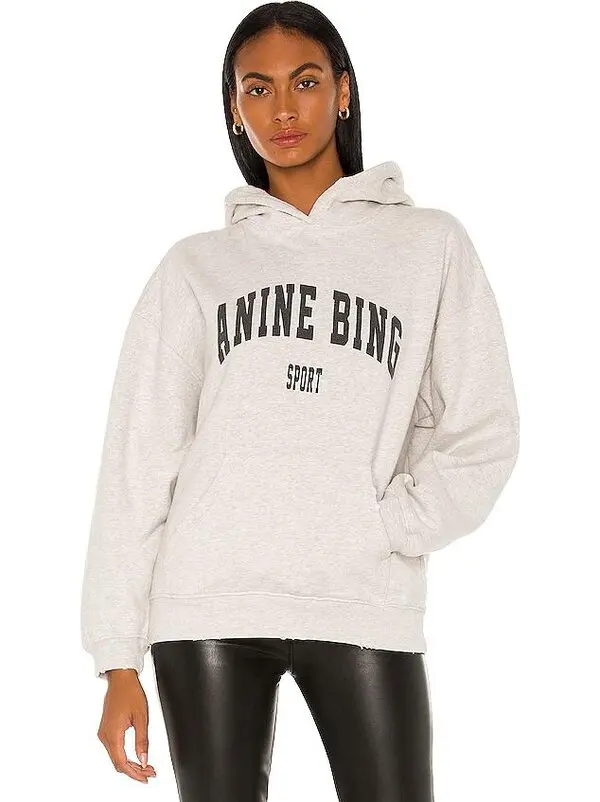 ANINE BING Sport Harvey Sweatshirt - Heather Grey