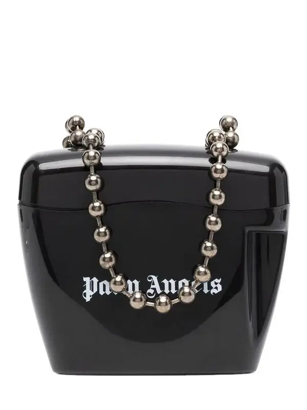 Palm Angels Padlock Shoulder Bag - Black