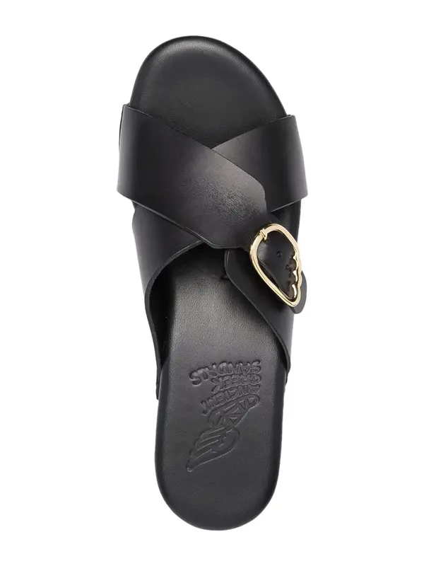 ANCIENT GREEK SANDALS Marilia Clog Sandals - Black