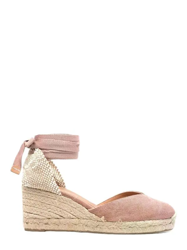 CastaÑer Chiara 70mm Wedge Espadrilles - Pink