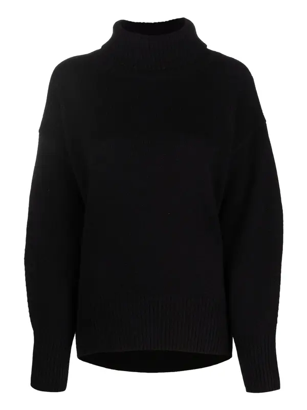Arch4 Roll-neck Cashmere Jumper - Black