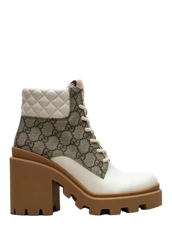 Gucci Gg Ankle Boots - White