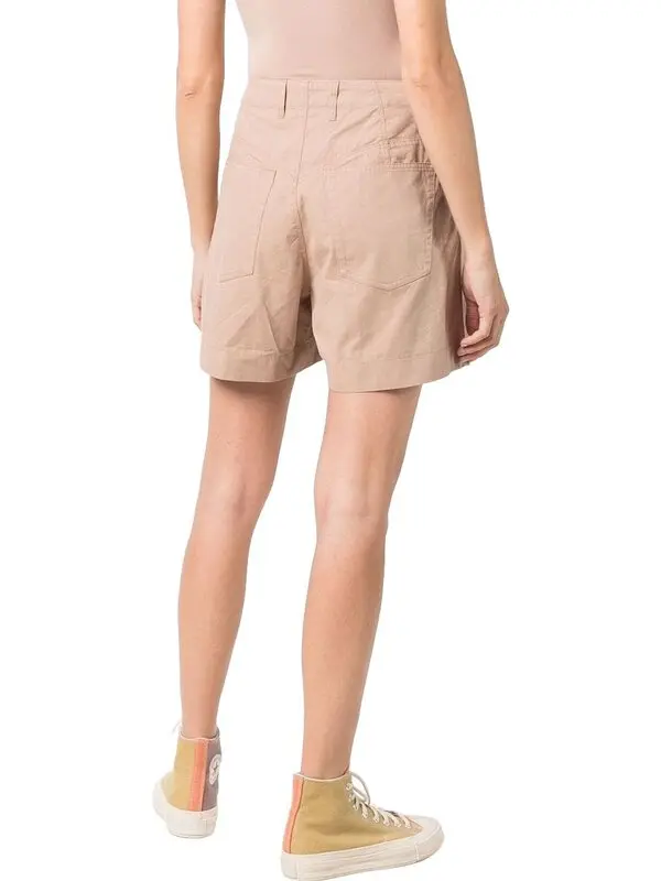 DIESEL® Compact Twill A-line Shorts - Neutrals