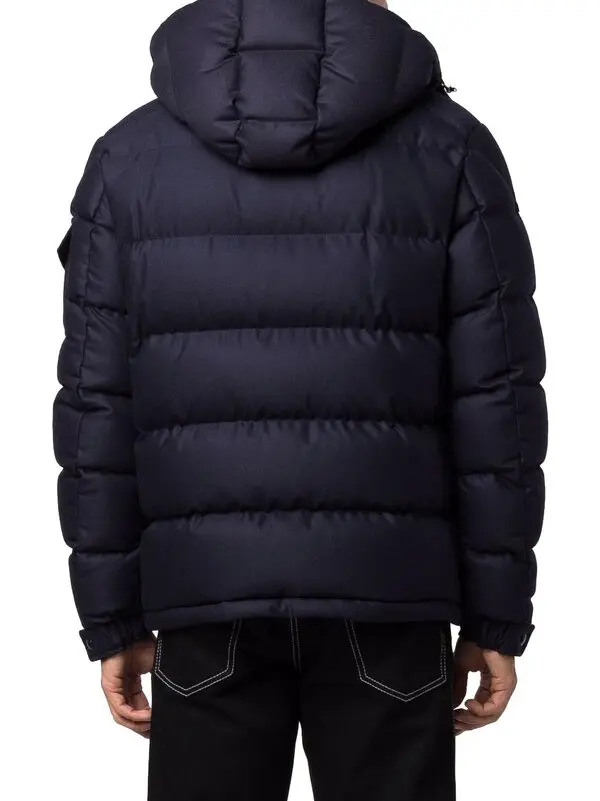 Moncler Hooded Puffer Jacket - Blue