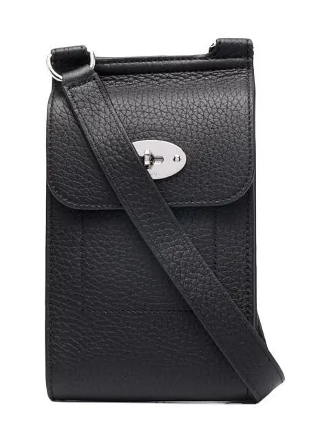 Mulberry Small Anthony Grained-leather Crossbody Bag - Black