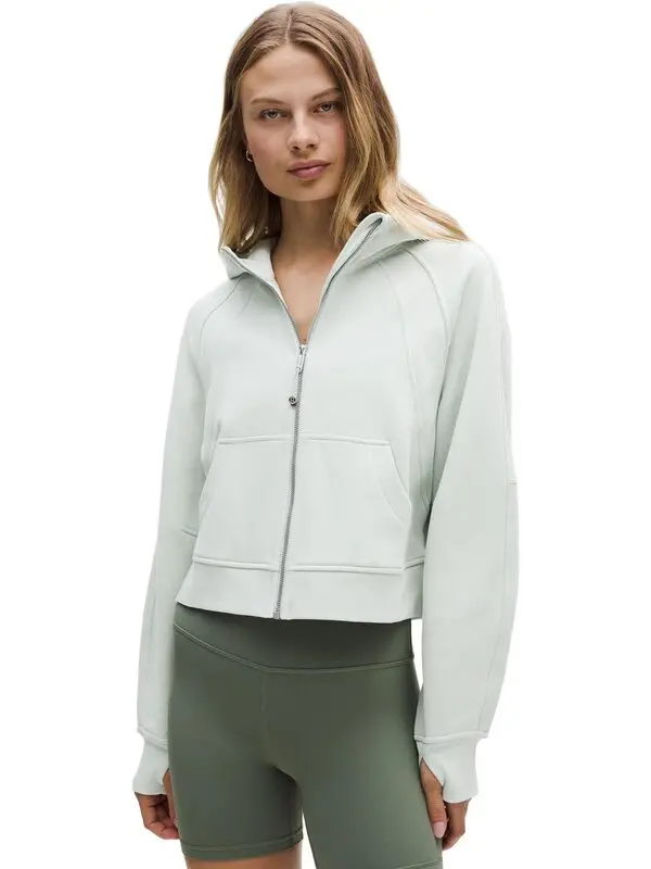 Lululemon Scuba Oversized Full-zip Hoodie - Pelican