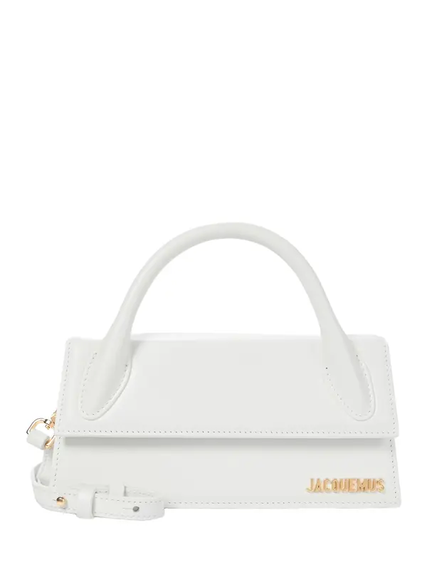 Jacquemus Le Chiquito Long Leather Tote - White