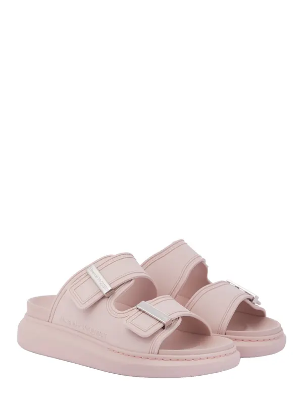 Alexander McQueen Rubber Slides - Pink