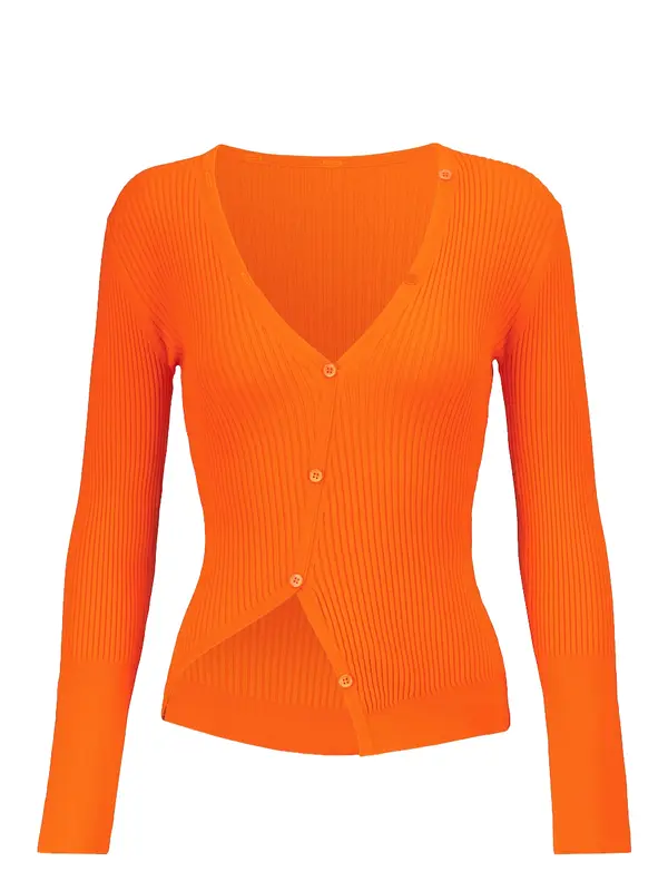 Jacquemus Le Cardigan Tordu Cardigan - Orange