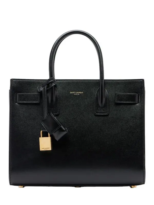 Saint Laurent Sac De Jour Baby Leather Tote - Black