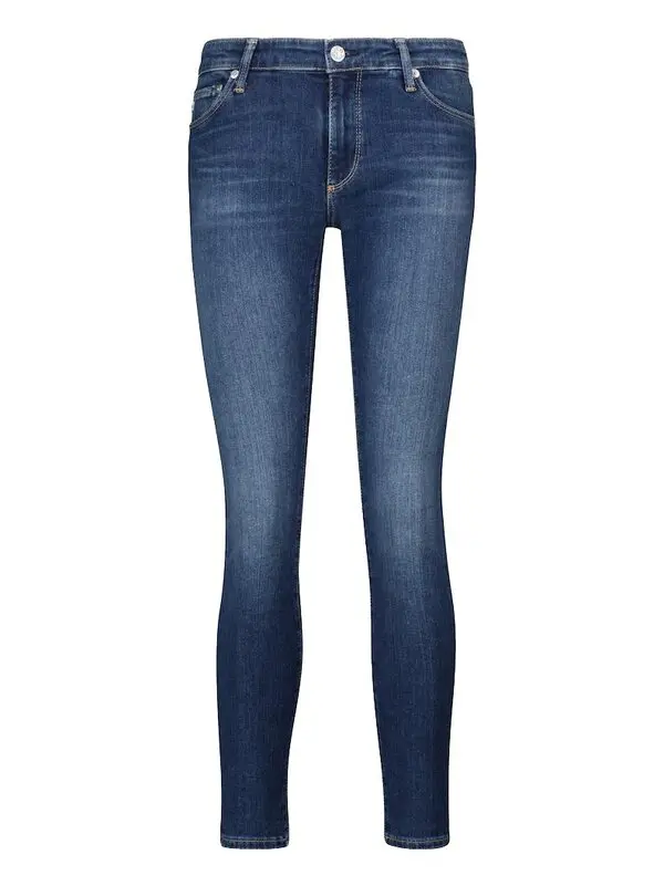 Ag Legging Ankle Mid-rise Skinny Jeans - Blue