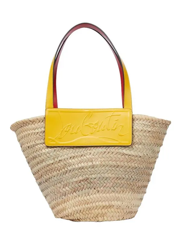 CHRISTIAN LOUBOUTIN Loubishore Woven Tote - Beige