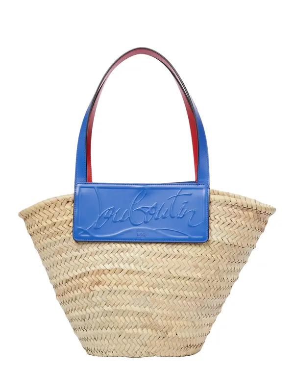 CHRISTIAN LOUBOUTIN Loubishore Woven Tote - Beige