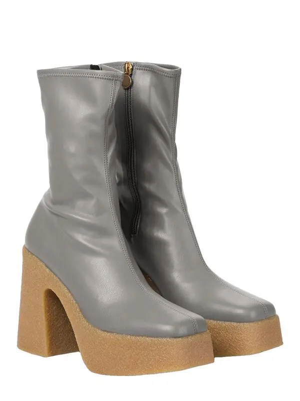 Stella McCartney Platform Ankle Boots - Grey
