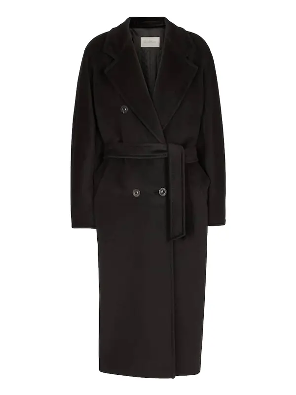 Max Mara Madame Wool-cashmere Coat - Black