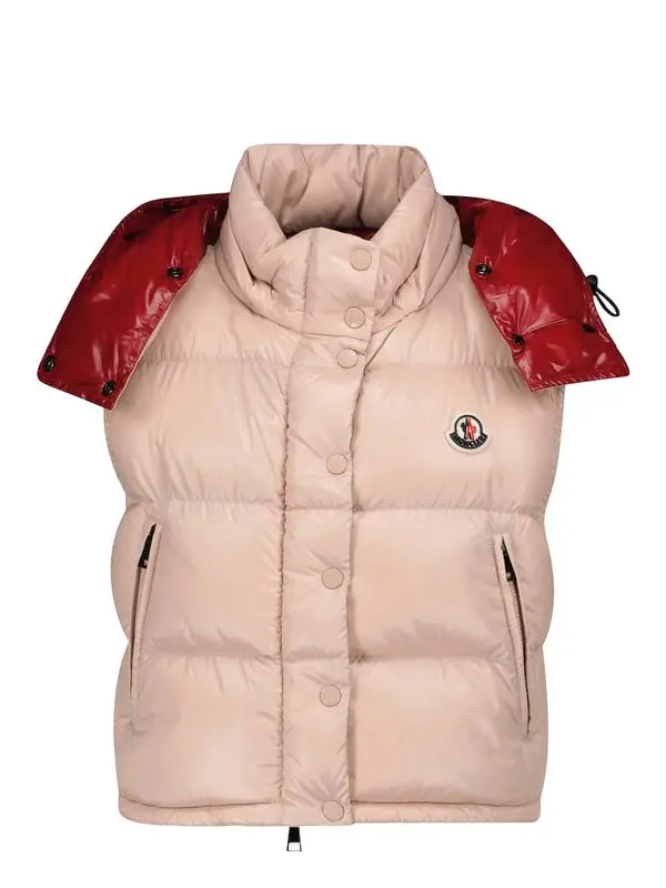 Moncler Alpiste Quilted Down Vest - Beige