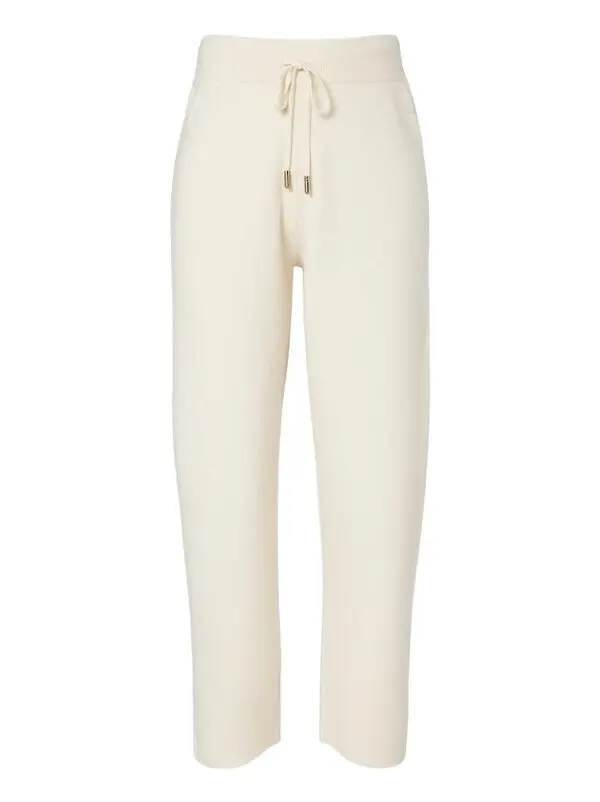 Moncler Wool And Cashmere Sweatpants - White