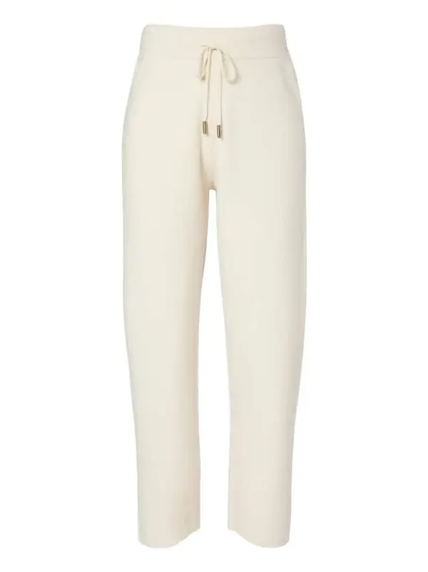Moncler Wool And Cashmere Sweatpants - White