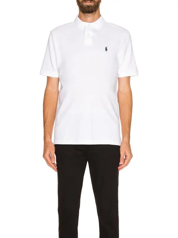 Polo Ralph Lauren Classic Fit Mesh Polo - White