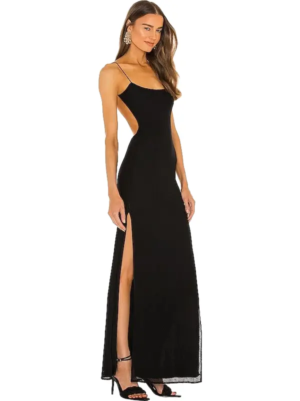 MICHAEL COSTELLO X Nolan Maxi Dress - Black