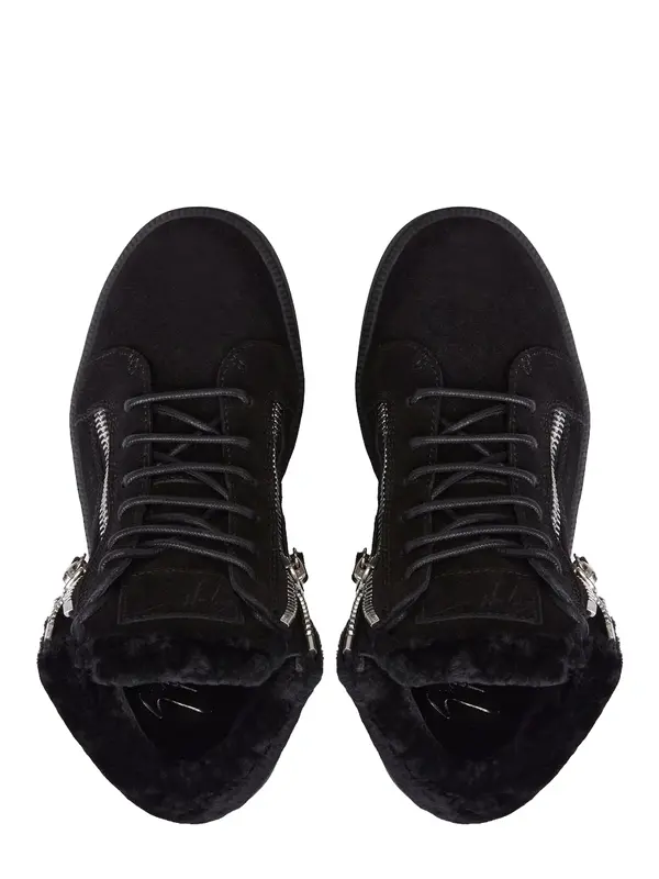 GIUSEPPE ZANOTTI Kriss Winter High-top Sneakers - Black