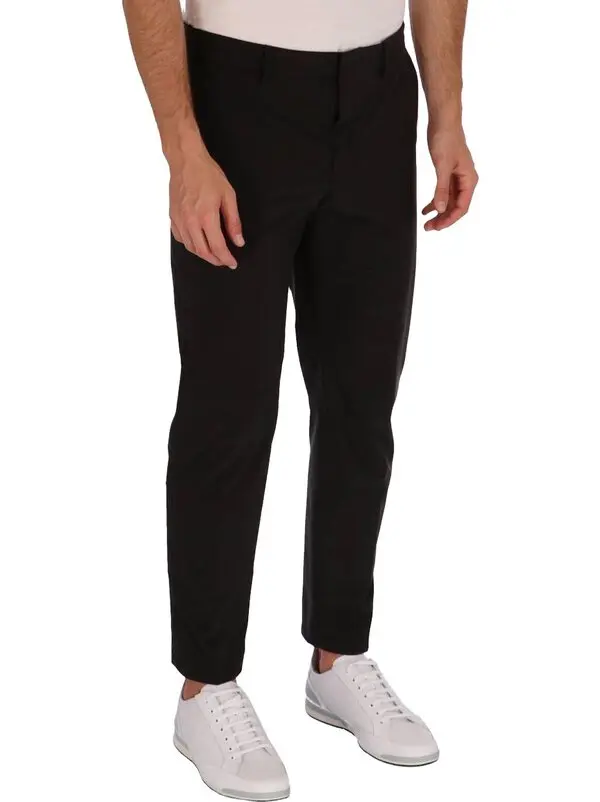 BOSS Slim-cut Water-repellent Trousers - Black