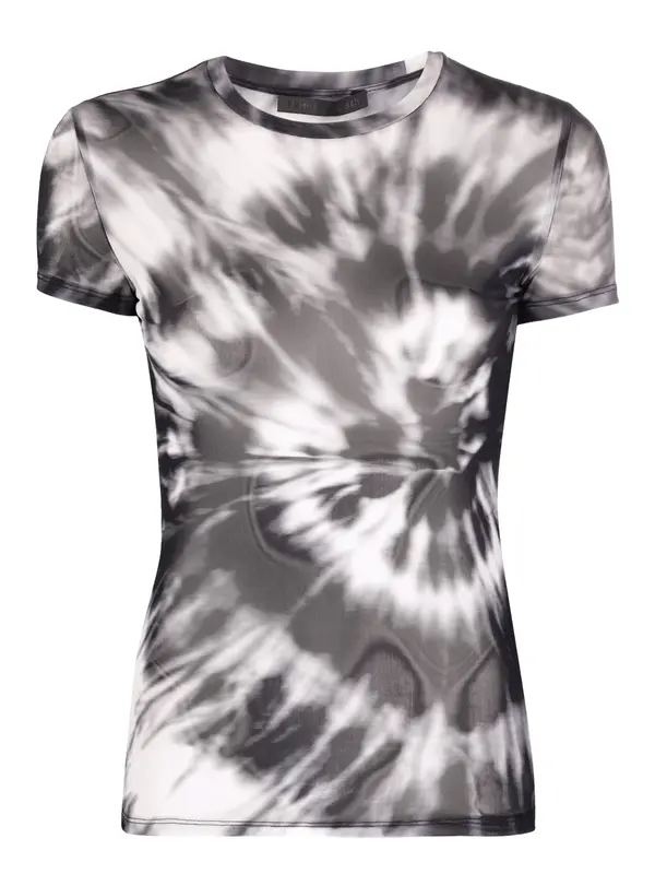 Philipp Plein Tie-dye Print T-shirt - Grey
