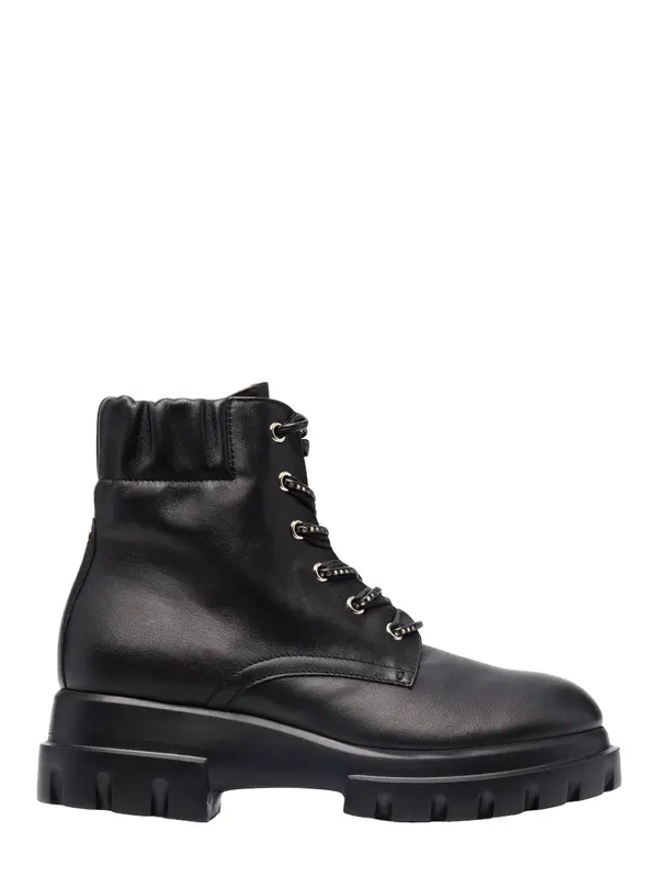 Agl Maxine Lux Lace-up Boots - Black