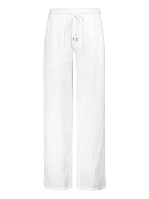 Vilebrequin Linen Drawstring Pants - White