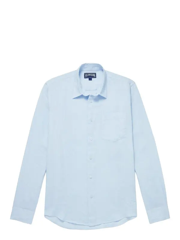 Vilebrequin Caroubis Linen Shirt - Blue