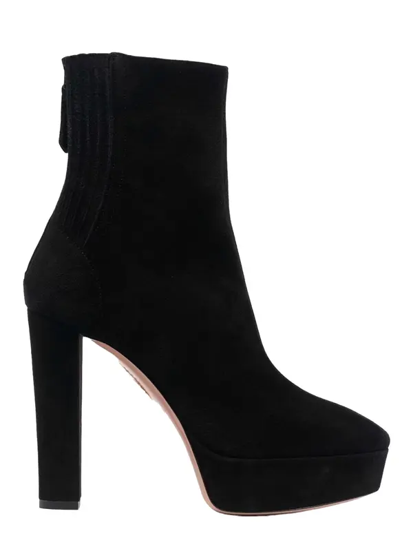 AQUAZZURA Sue High-heel Boots - Black