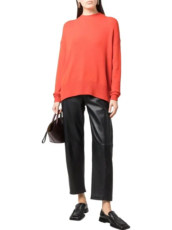 JIL SANDER Crew-neck Cashmere Jumper - Orange