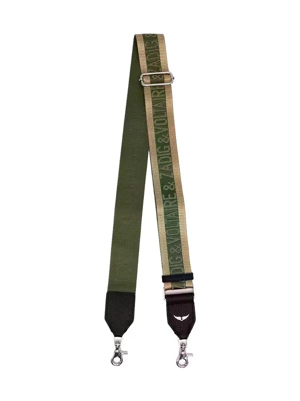 Zadig&Voltaire Glitter Logo Bag Strap - Green