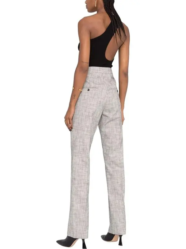 Isabel Marant Lirokia High-waisted Tailored Trousers - Neutrals